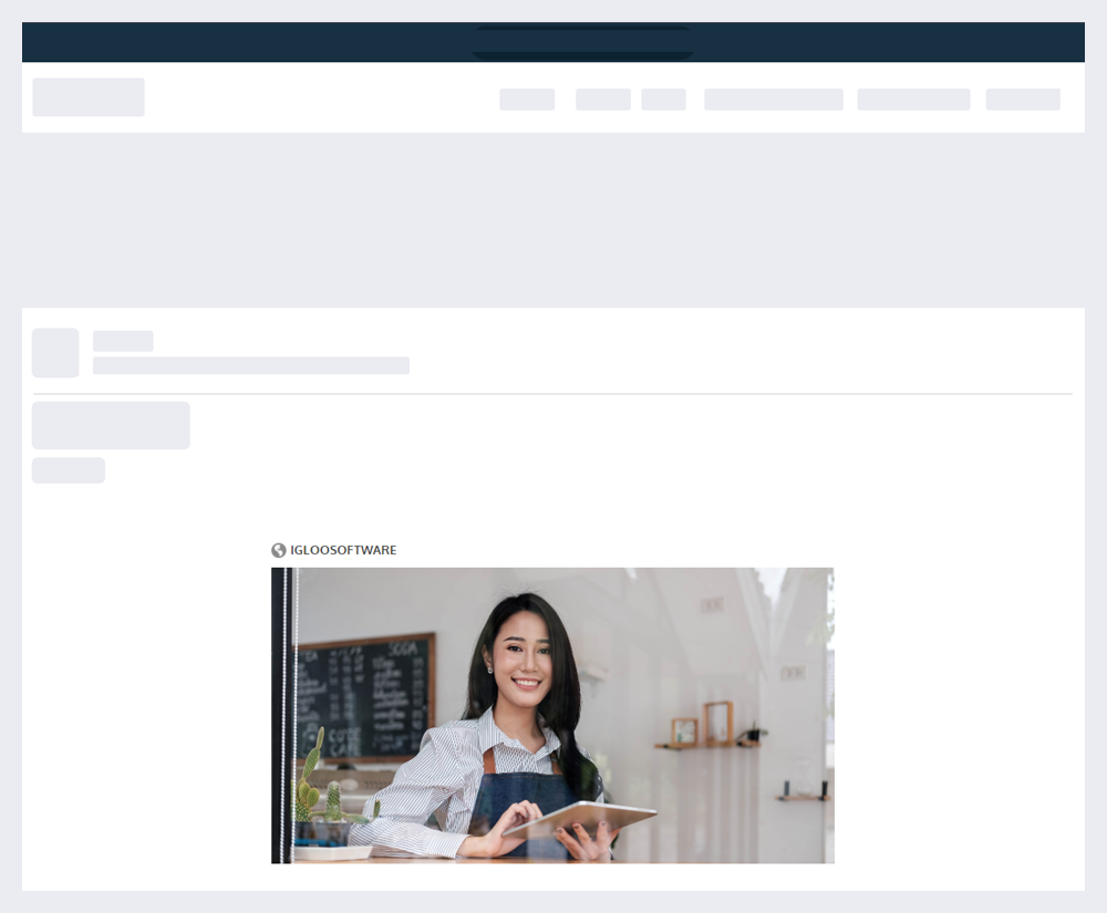 Inserting graphical links into content – Igloo Help Center