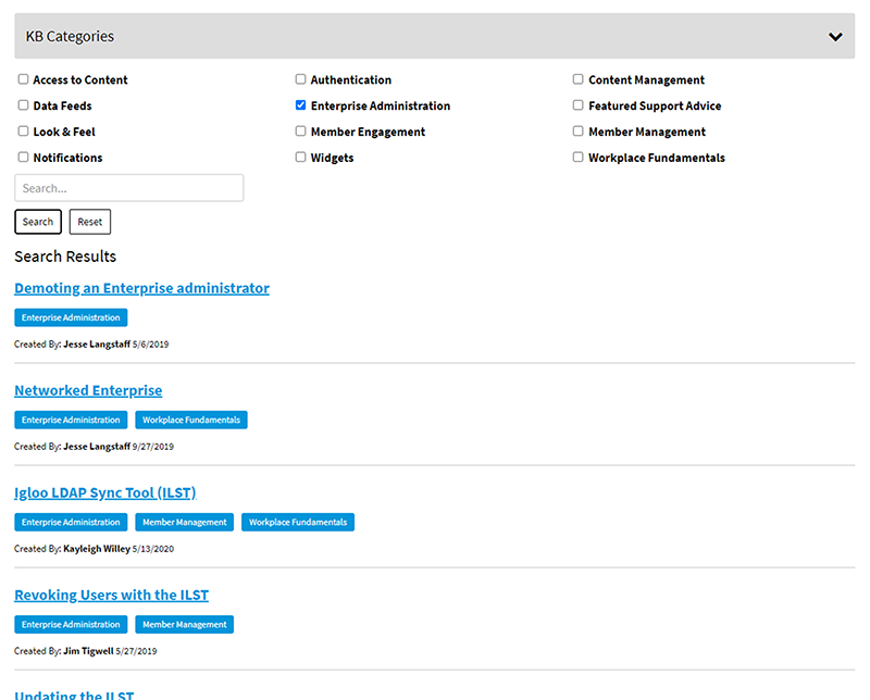 Search By Label enhancement – Igloo Help Center Search By Label enhancement – Igloo Help Center