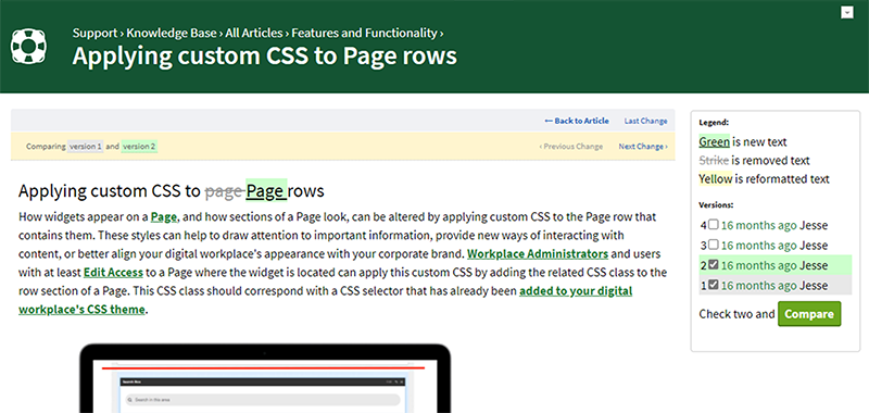 Version control – Igloo Help Center