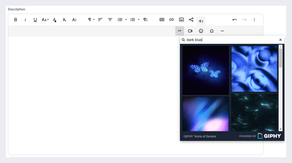 Enabling or disabling the GIPHY tool – Igloo Help Center